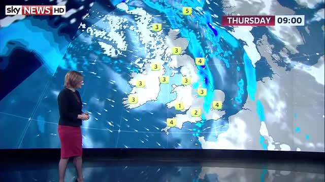 Jo Wheeler has the UK weather forecast - newsR VIDEO Jo Wheeler has the UK weather forecast - newsR VIDEO